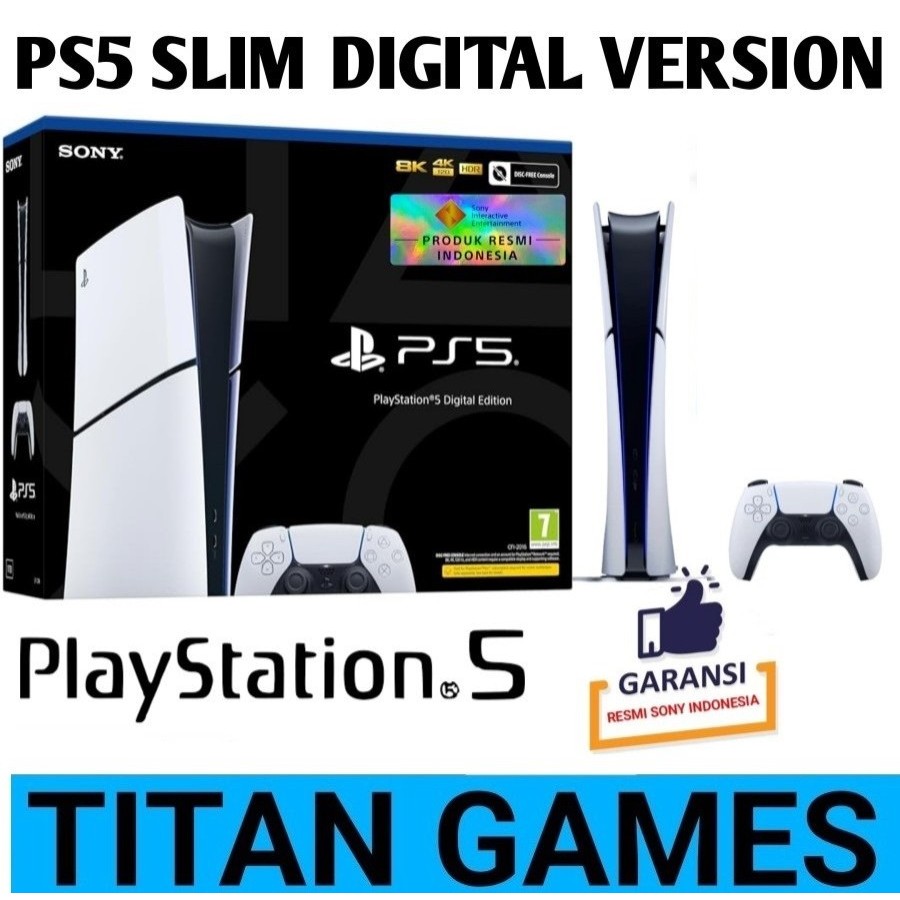 Jual Console PS5 Slim Digital Version - PS5 Slim Digital Version PS5 ...