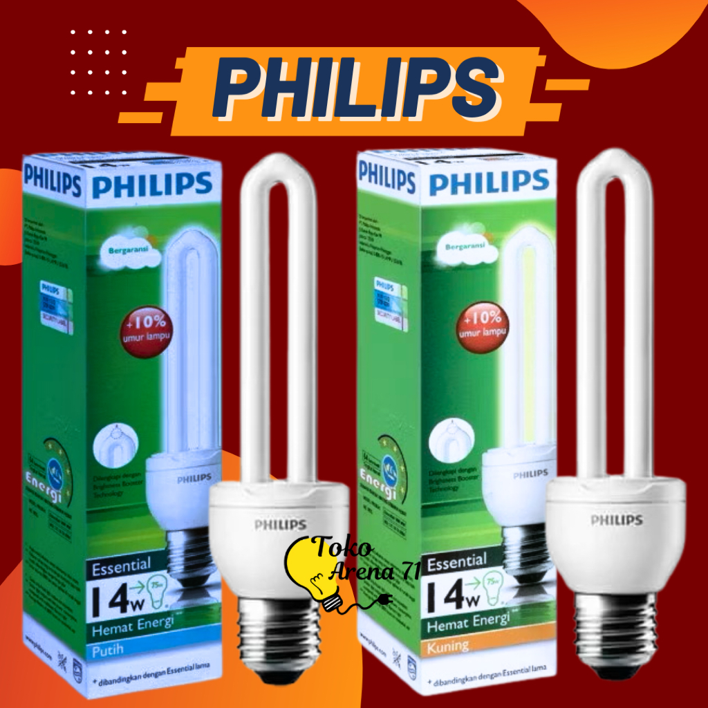 Jual Lampu Philips PLC Jari Essential ESS 14W 14Watt 14 Watt 14 W ...