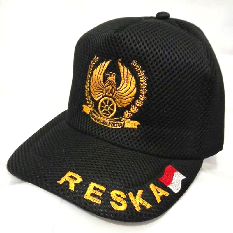 Jual topi dinas reska / topi wahana daya pertiwi / topi kai persero ...