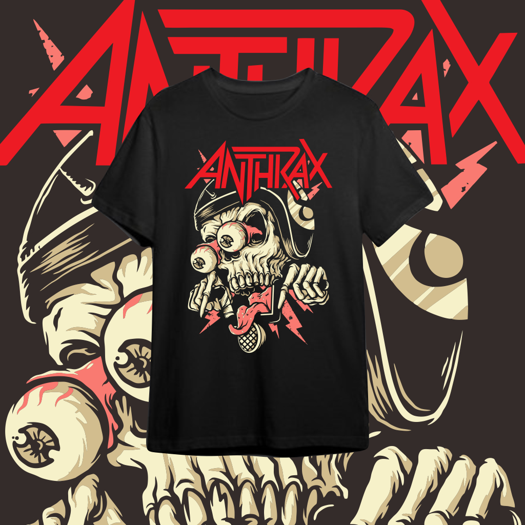 Jual ANTHRAX-09-KAOS-BAND-ANTHRAX | Shopee Indonesia