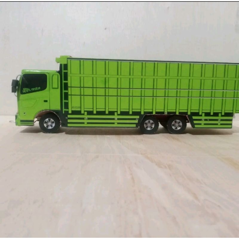Jual miniatur truk tronton Hino non lampu | Shopee Indonesia