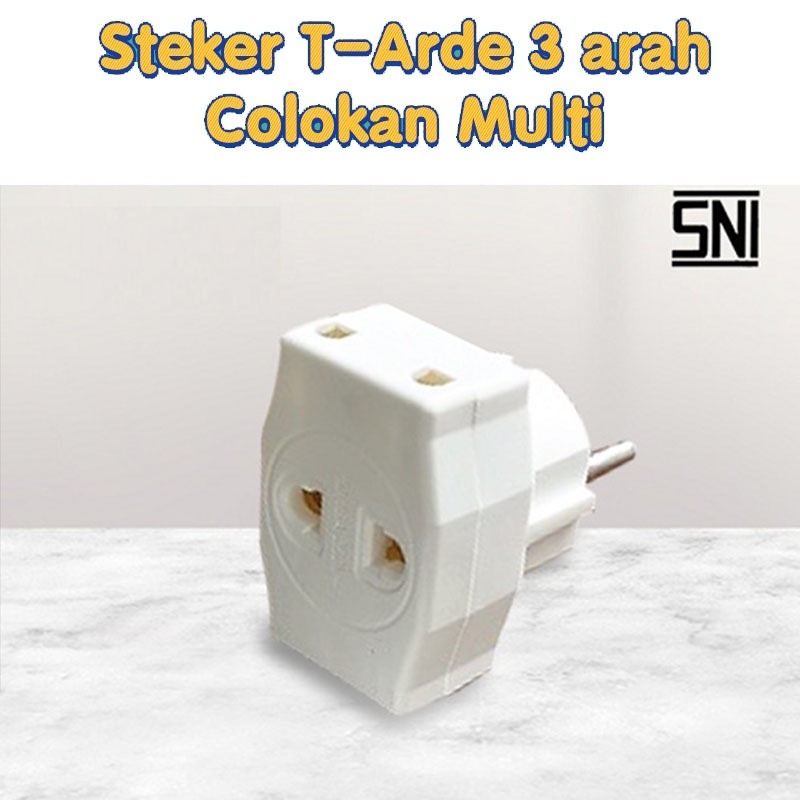 Jual Colokan Cabang 3 SNI Steker T Multi Kombinasi Colokan Cabang 3 SNI ...
