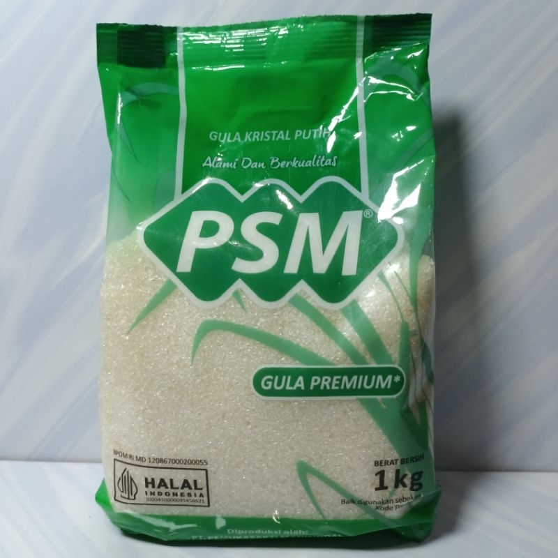 Jual PSM Gula Pasir Kristal Putih Premium 1 kg | Shopee Indonesia