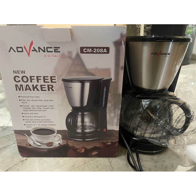 Jual ADVANCE COFEE MAKER CM-208A / PEMBUAT KOPI TETES free alat bakar ...