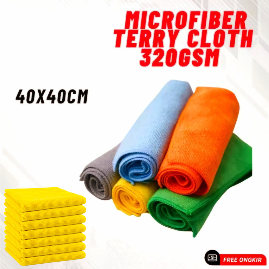 Jual Lap Kain Microfiber 40x40 320 gsm Murah Kualitas Premium ...