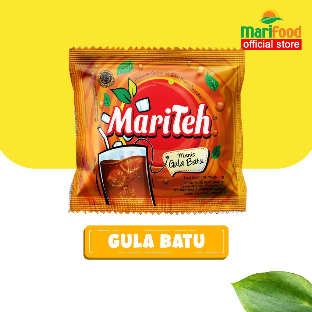 Jual MARITEH - Minuman Serbuk Teh Kemasan Renteng ISI 10 SACHET ...