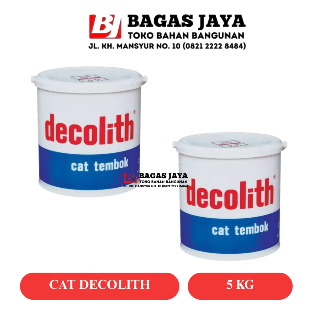 Jual Cat Tembok Decolith / Cat Dinding / Cat Decolith 5kg - 4Seri ...