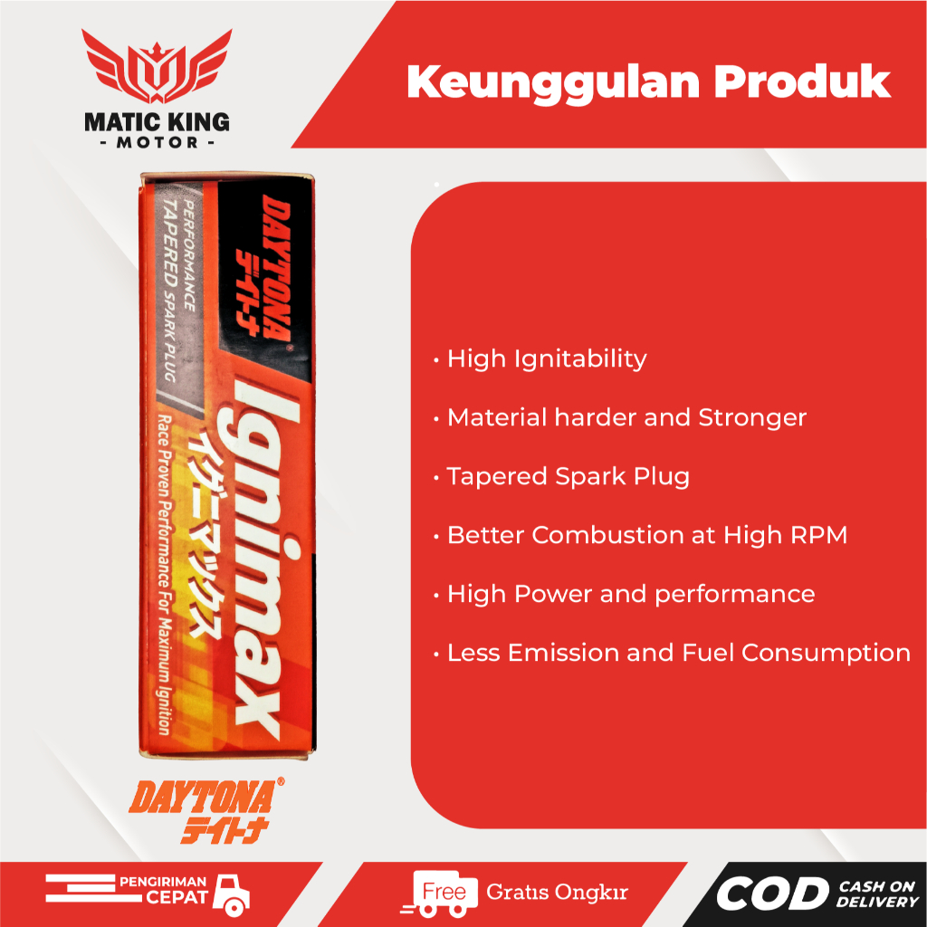 Jual DAYTONA Busi Racing Nmax Satria FU Aerox Jupiter MX Fi Thunder ...
