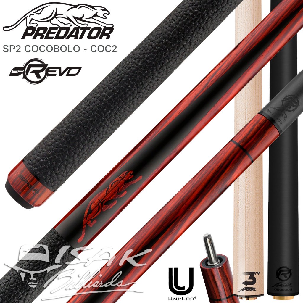 Jual Predator SP2 Adventura Cocobolo COC2 | Pool Cue Revo Carbon 314-3 Stick Billiard Maple ...