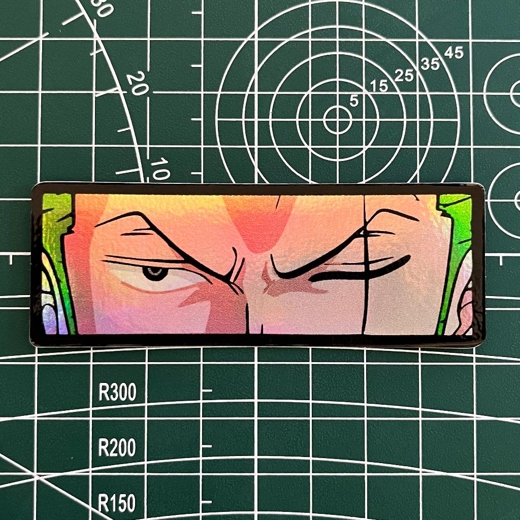 Jual Stiker hologram anime One Piece Zoro || STICKER HOLOGRAM ANIME ...