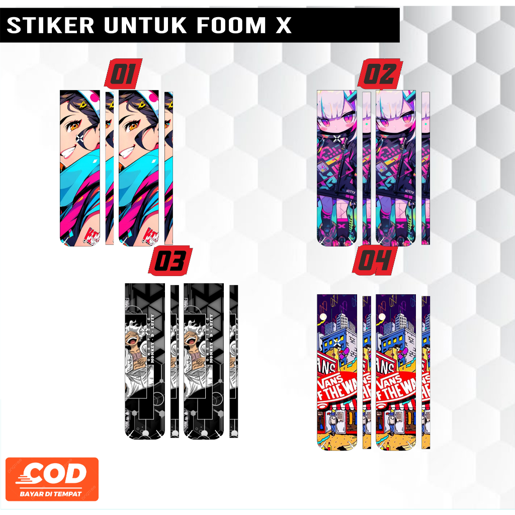Jual stiker pelindung garskin fo0m x fooom x full body | Shopee Indonesia