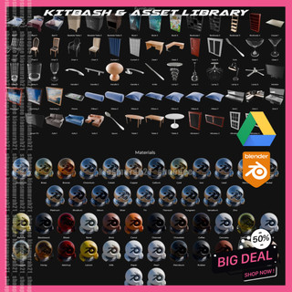 Jual Wolf Studio — Assets, Generators, Materials UPDATE Kitbash 3D ...