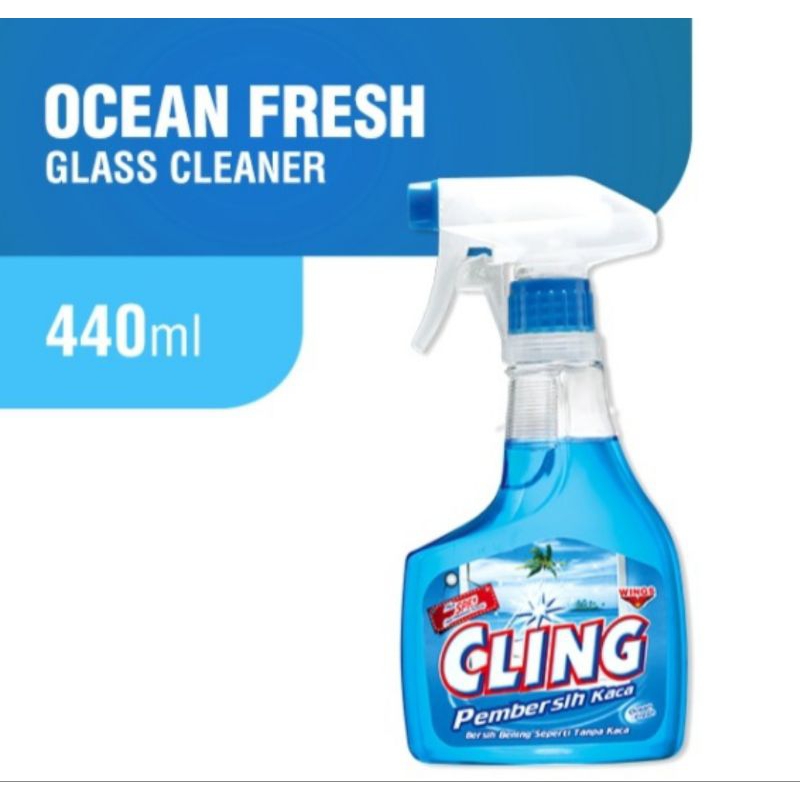 Jual Cling Pembersih Kaca Botol Spray 440 mL | Shopee Indonesia