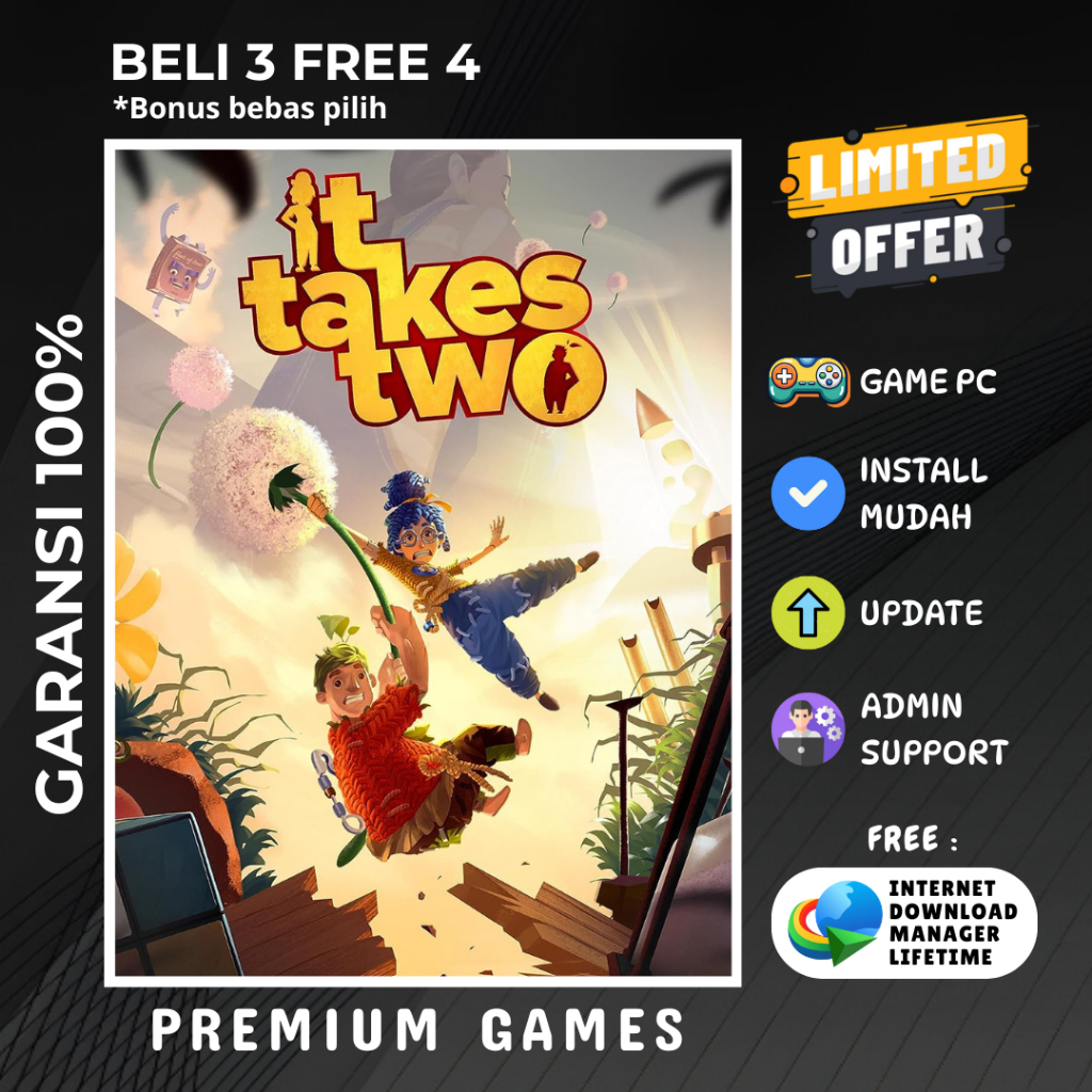 Jual It Takes Two | Game PC | Game Laptop | Game Komputer | Shopee ...