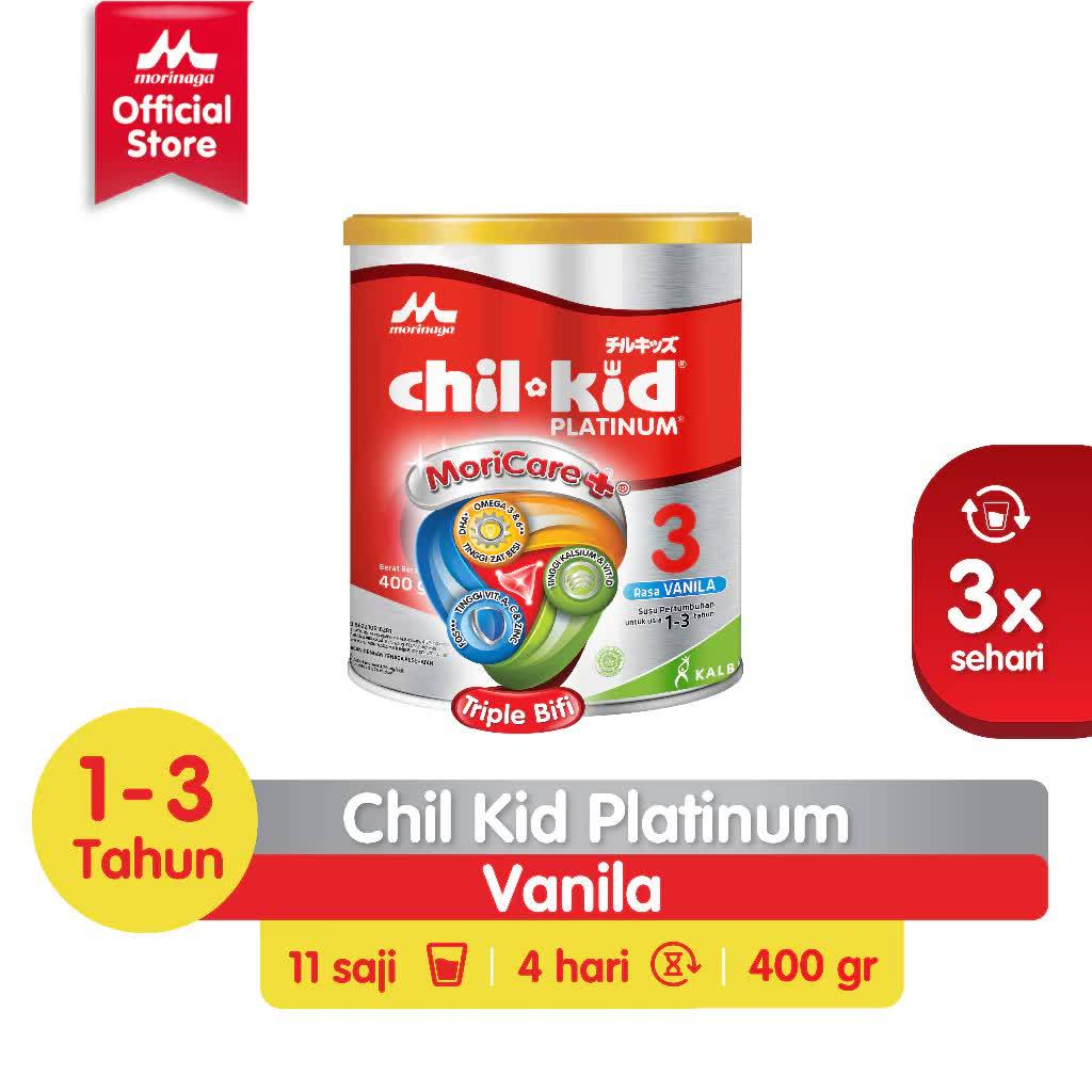 Jual CHILKID PLATINUM VANILA 400 GR - RAJA SUSU | Shopee Indonesia