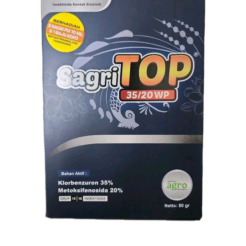 Jual Sagri Top (BELI 1 FREE 1 KAOS) insektisida ampuh untuk ULat (100 ...