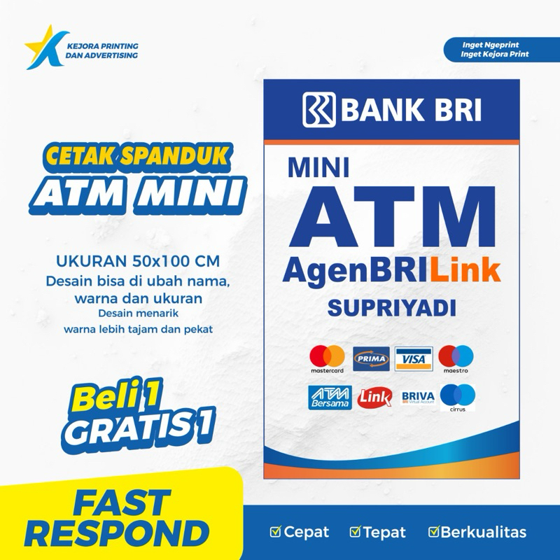 Jual SPANDUK ATM MINI MURAH AGEN BRILINK | Shopee Indonesia