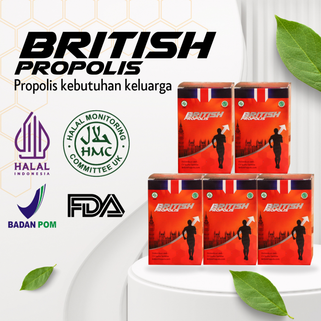 Jual BRITISH PROPOLIS PAKET 5 BTL 100% ASLI OBAT HERBAL DIABETES ASAM ...