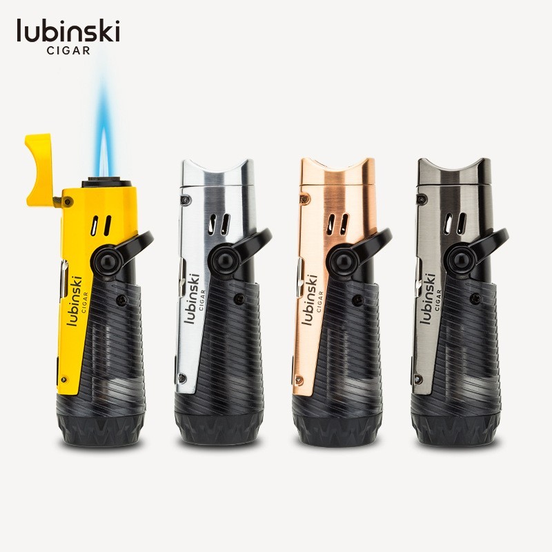Jual Lubinski Tubular Torch Lighter Korek Api dengan Puncher (Yellow ...