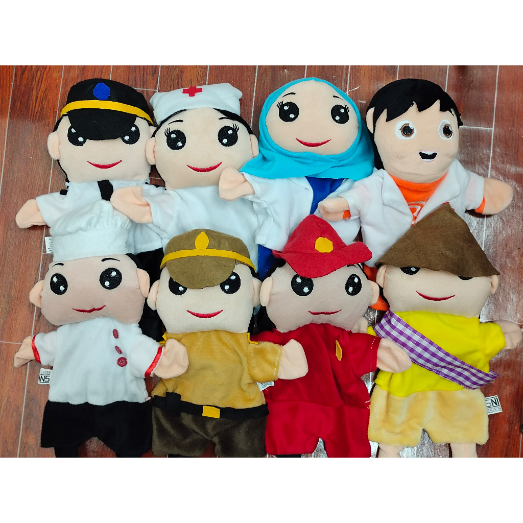 Jual Boneka Tangan Karakter Manusia profesi | Shopee Indonesia