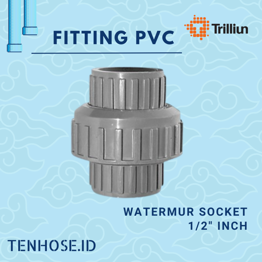 Jual Fitting Pipa PVC Watermur Socket 1/2" Merk Trilliun Ekonomis ...