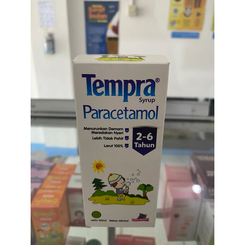 Jual TEMPRA SIRUP 100ml/ OBAT DEMAM/ PARACETAMOL/ ANAK (EXP: AGUSTUS ...