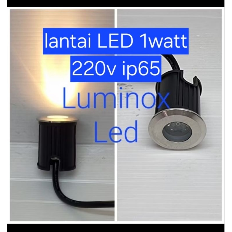 Jual lampu lantai led 1watt 1w underground light / uplight led 1w 1 ...