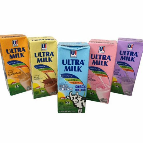 Jual Susu Ultra Milk Full Cream 200ml - 1 Dus Isi 24 Kotak | Susu Sapi ...