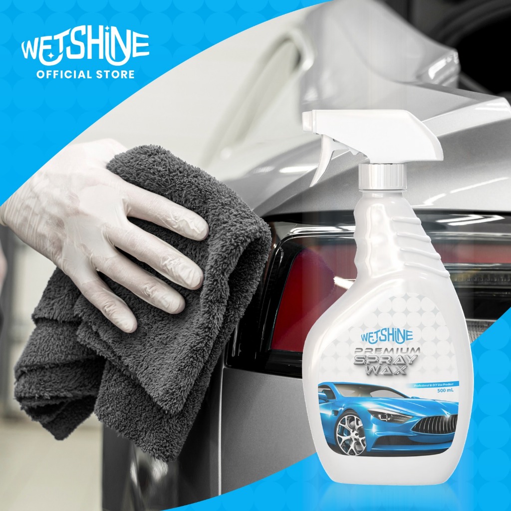 Jual WetShine - Spray Wax 50 ml 500 ml - Pengkilap Mobil - Pengkilap ...