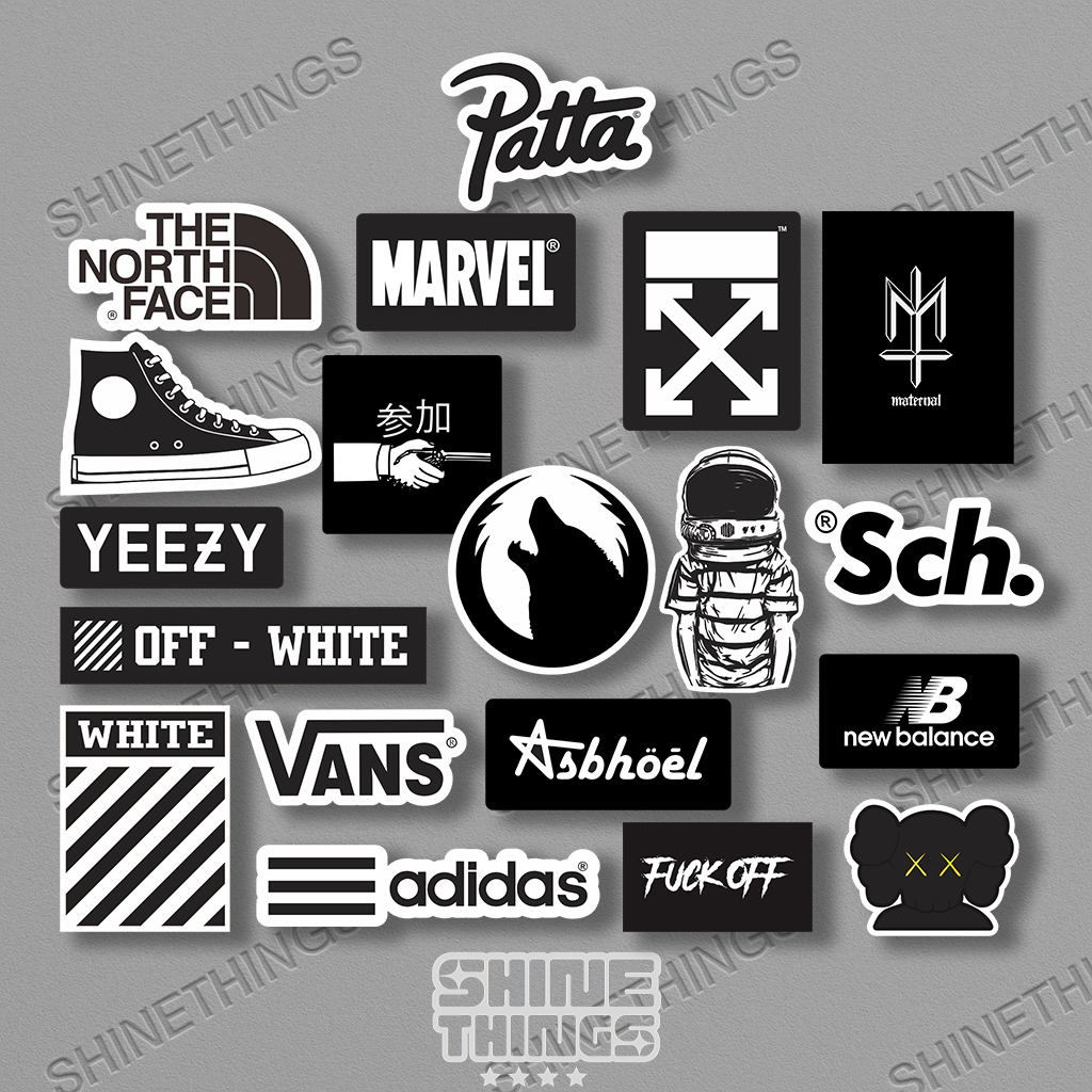 Jual sticker Brand 3 pack case hp brand hypebeast | Shopee Indonesia
