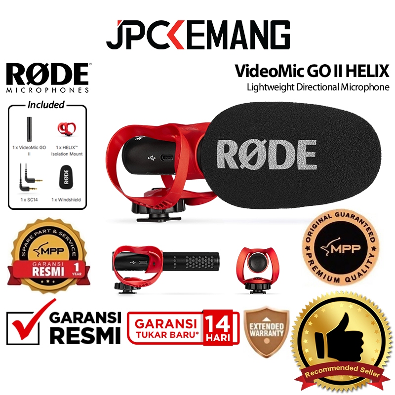 Jual Rode VideoMic GO II HELIX Lightweight Directional Microphone ...