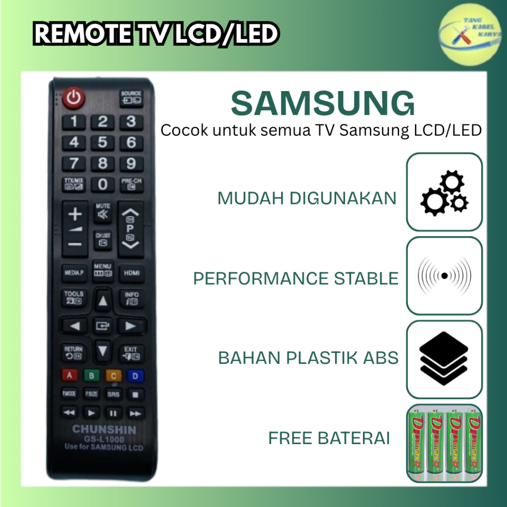 Jual REMOTE REMOT TV LCD LED SAMSUNG AA59-00602A MULTI UNIVERSAL ...