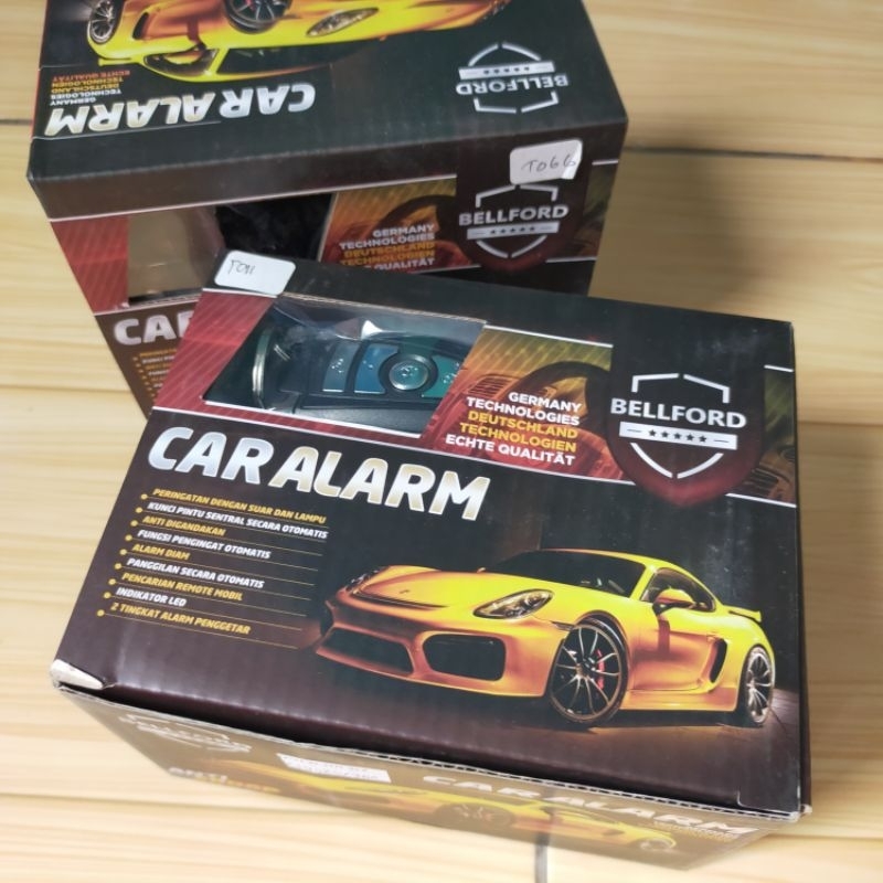Jual Bellford Car Alarm mobil basic alarm / model kunci Lipat 1set ...