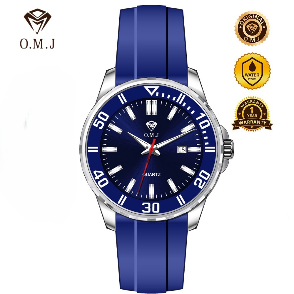 Jual OMJ M043 Jam Tangan Pria Model Seri Rolex Klasik Mewah Tali ...