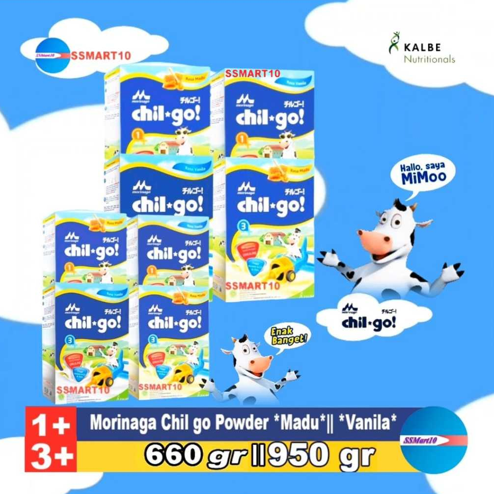 Jual Morinaga Chil go Powder 1+ 3+ [950gr & 660gr] | Shopee Indonesia