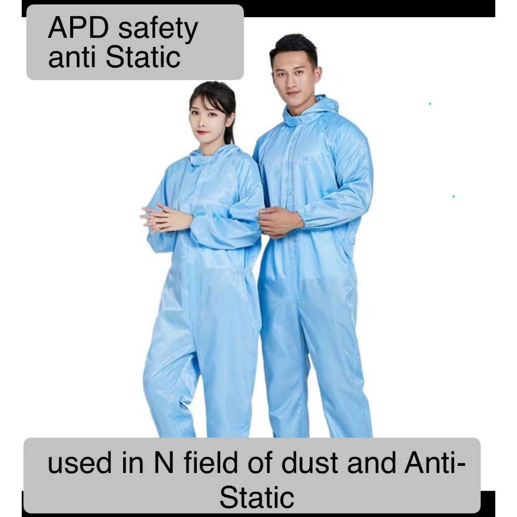 Jual Apd Safety Anti Static / Coverall Baju Apd Safety Anti Static ...