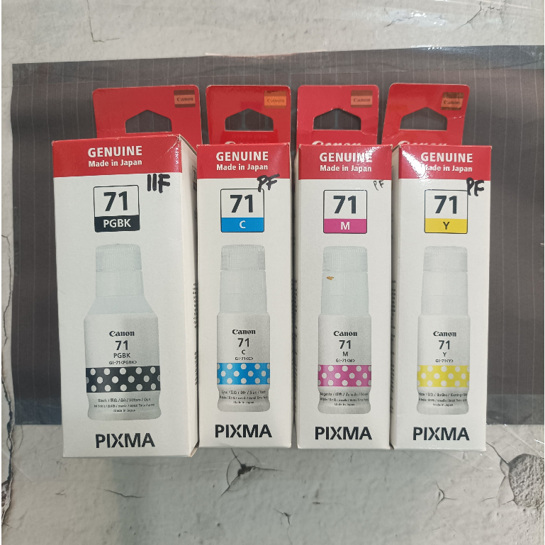 Jual Tinta Canon GI-71 dan GI-71s Original | Shopee Indonesia