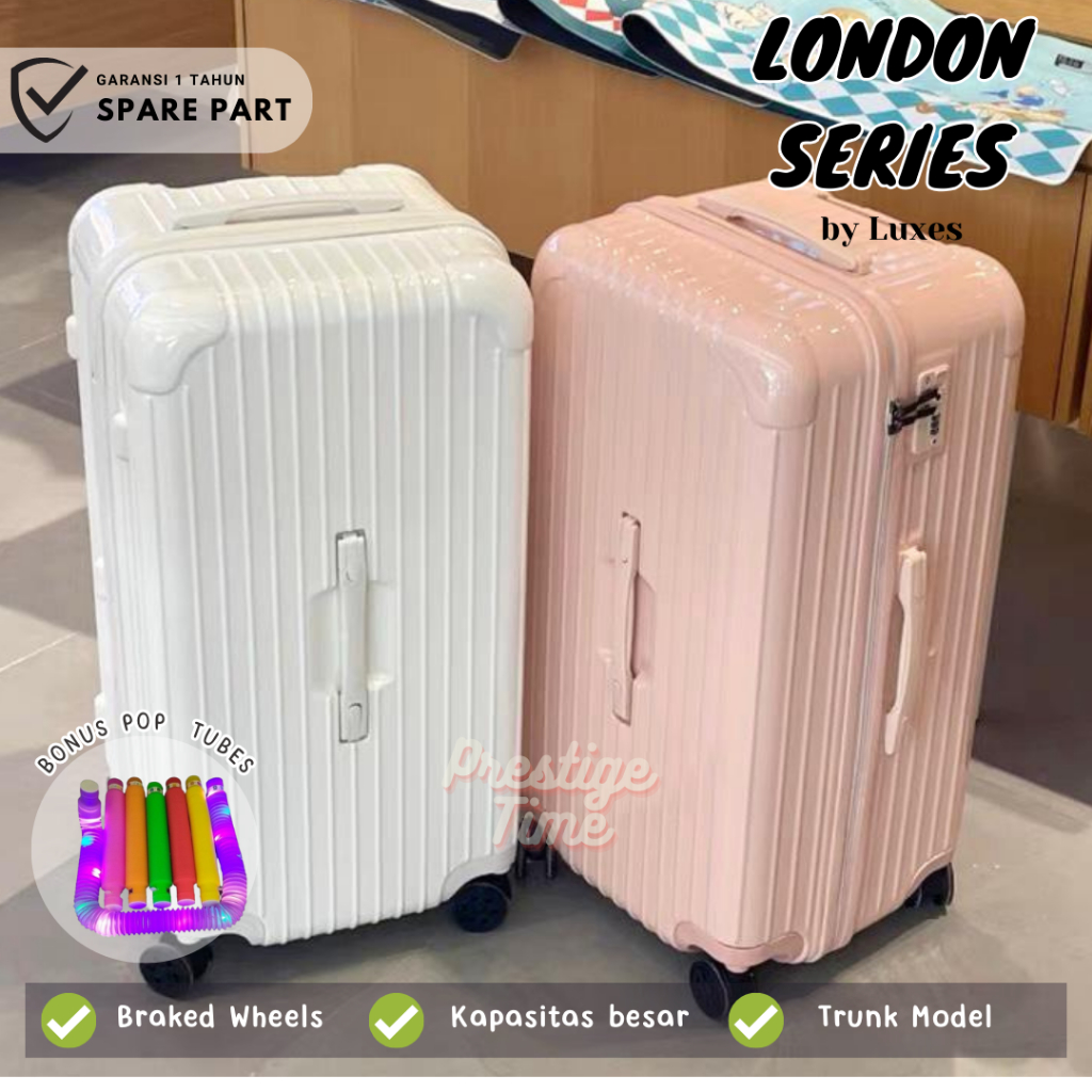 Jual Koper Bagasi London Series Big Size 24 26 28 30 Inch Luxes Trunk ...