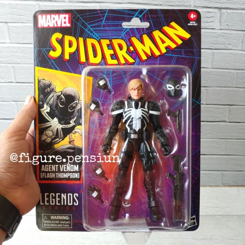 Jual MARVEL LEGENDS SPIDER-MAN AGENT VENOM FLASH THOMPSON SPIDERMAN ...