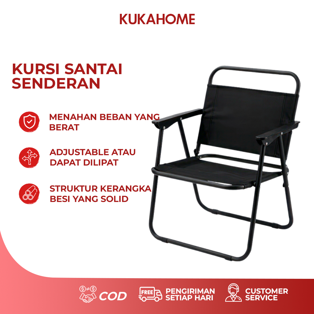 Jual KUKAHOME Kursi Santai Dengan Senderan Kursi Malas Kursi Camping ...