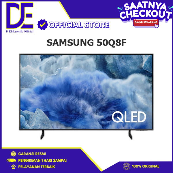 Jual SAMSUNG 50Q8F Smart TV 50 Inch QLED 4K UHD Vision AI One UI Tizen ...