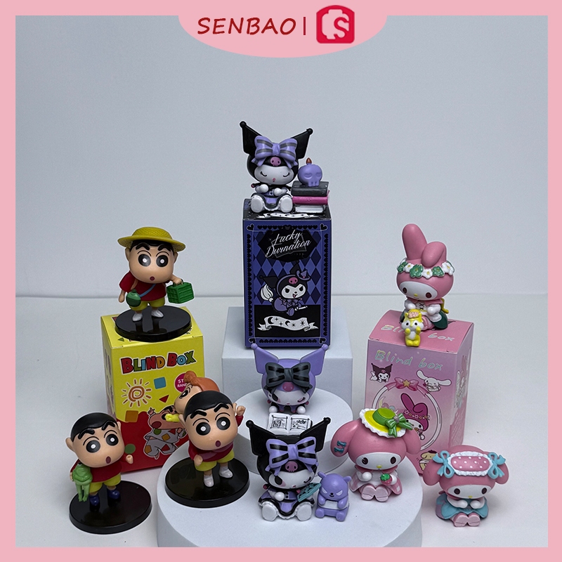 Jual SENBAO Blind Box Kuromi - BlindBox Melody - Blind box Crayon Shin ...