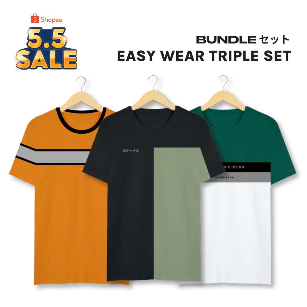 Jual [Bundle] Easy Wear Triple Set | Shopee Indonesia