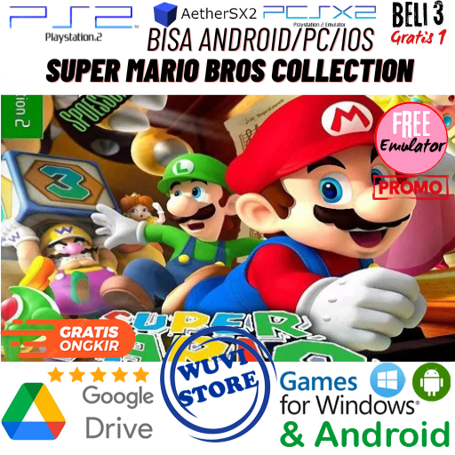 Jual PS 2 Super Mario Bros Collection | Bisa di PC / Android Plus ...