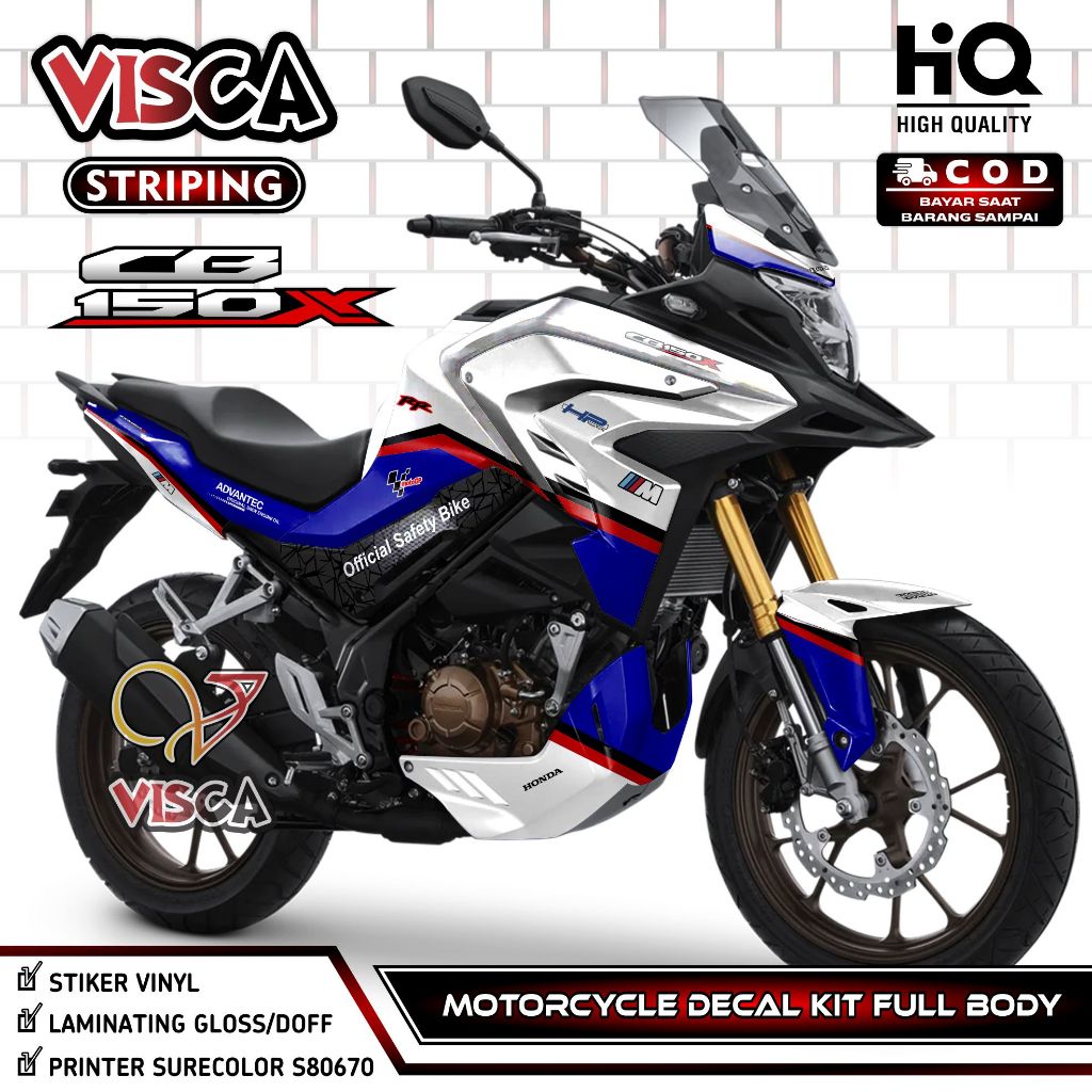 Jual Stiker CB 150 X Full Body - Dekal CB150X - Striping CBX Variasi ...