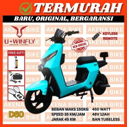 Jual Sepeda Listrik Uwinfly D75 D60 Motor Sepeda Listrik Murah Garansi ...