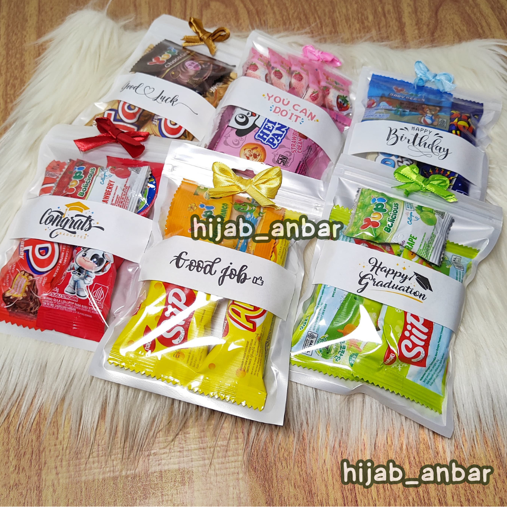 Jual Mini Gift Snack Tema Ungu / Mini Hampers / Mini Gift Ulang Tahun ...
