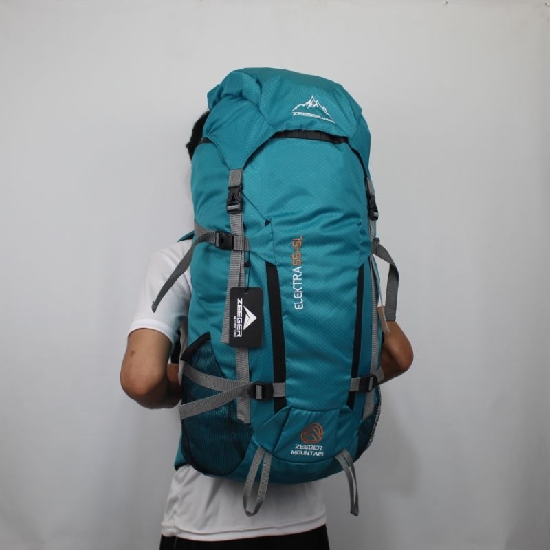 Jual Tas Carrier 55+5 Liter # Tas Gunung Standar 60L Premium # Tas ...