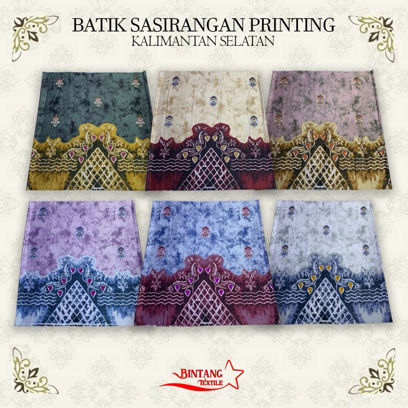 Jual Kain Batik Etnik Khas Kalsel Sasirangan Banjar Pria Wanita ...