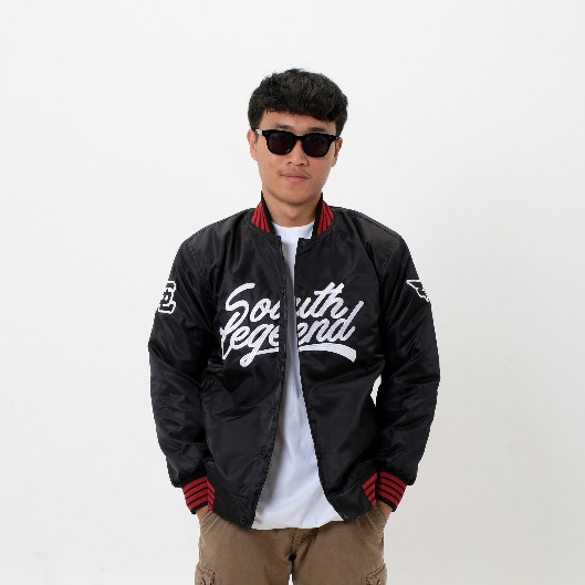 Jual South Legend - Jaket Varsity Hitam / Jaket Bomber Pria / Jaket ...